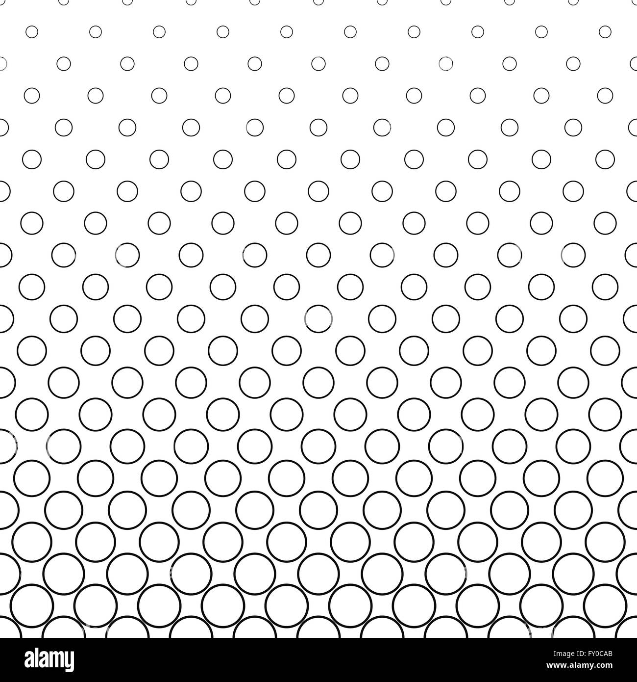 Repeating black white vector circle pattern design Stock Vector Image ...