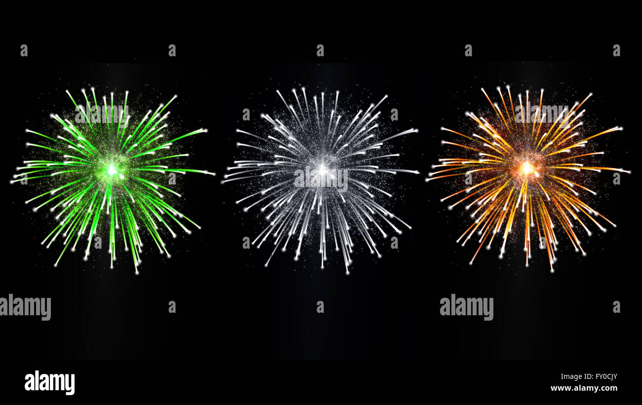 irish fireworks display Stock Photo - Alamy