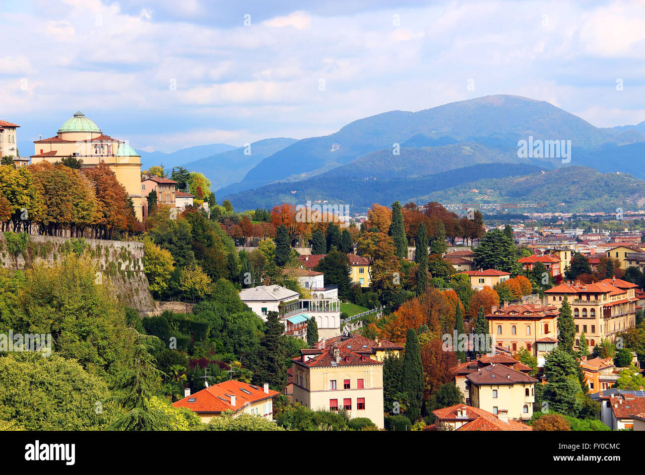 Bergamo view hi-res stock photography and images - Alamy