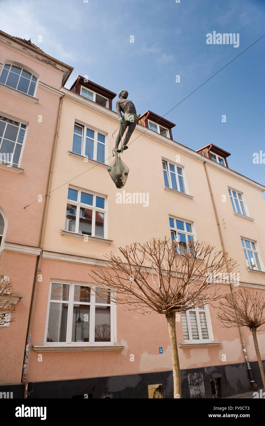Balancing on a tightrope High Resolution Stock Photography and Images ...