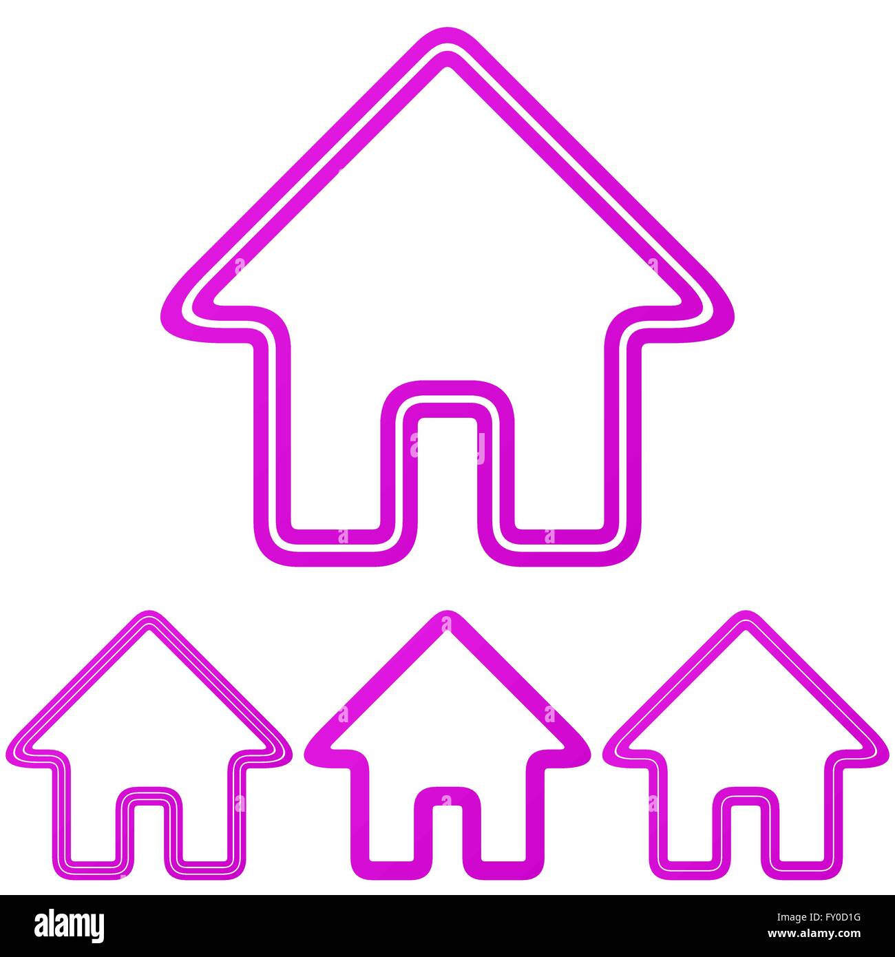 Curved building design Stock Vector Images - Alamy