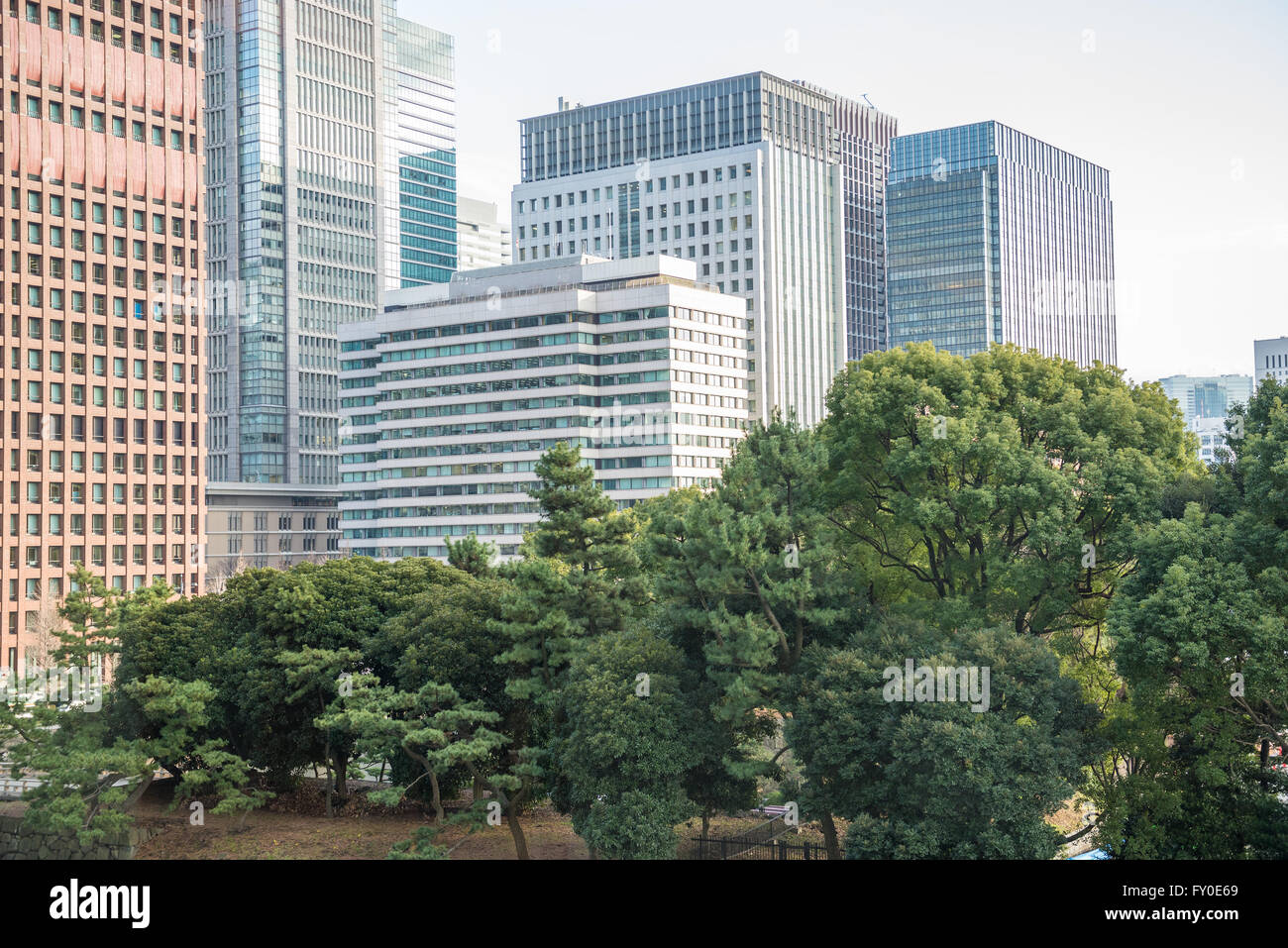 Marunouchi building and shin marunouchi building hi-res stock ...