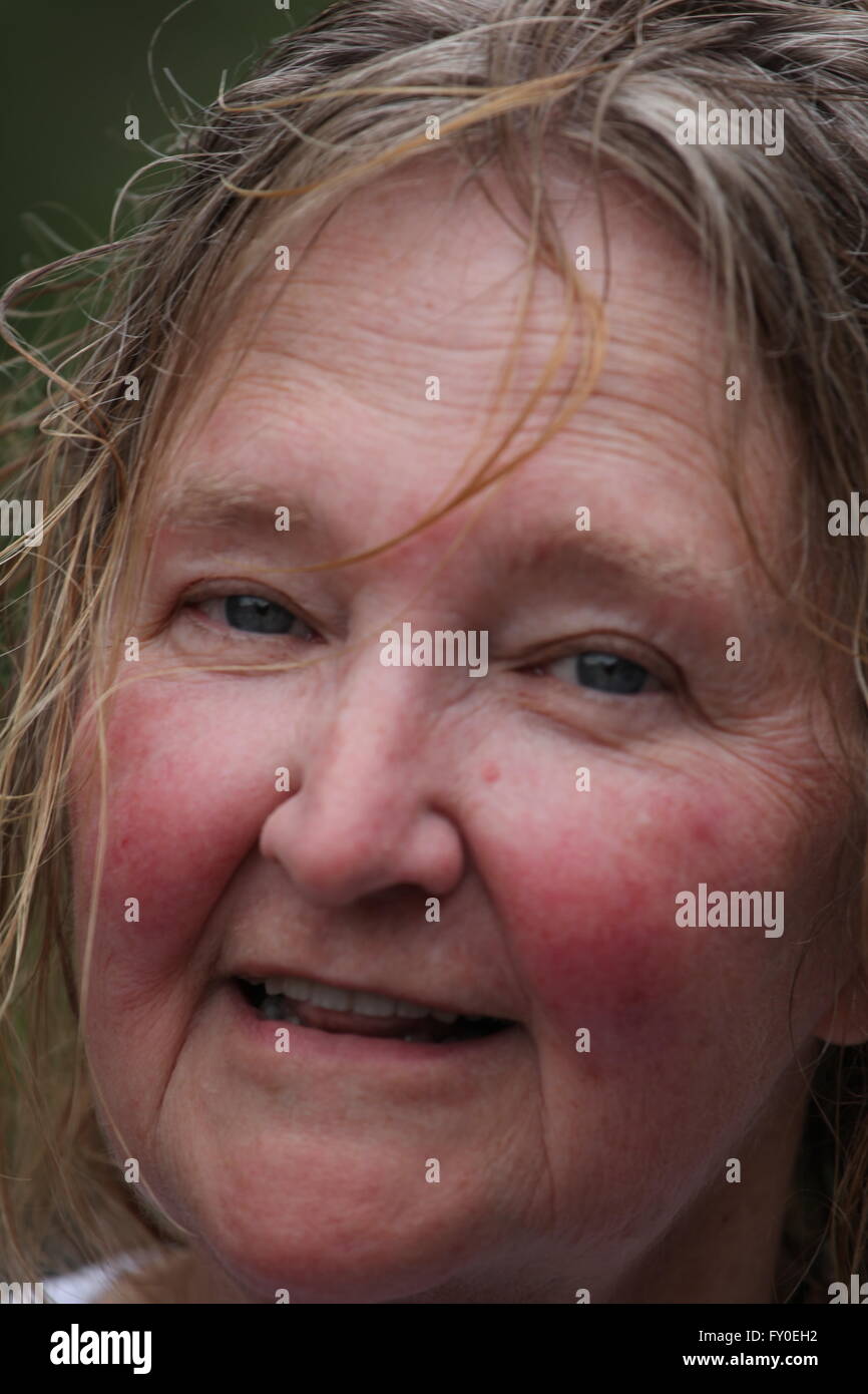 Female beauty expressions Stock Photo - Alamy