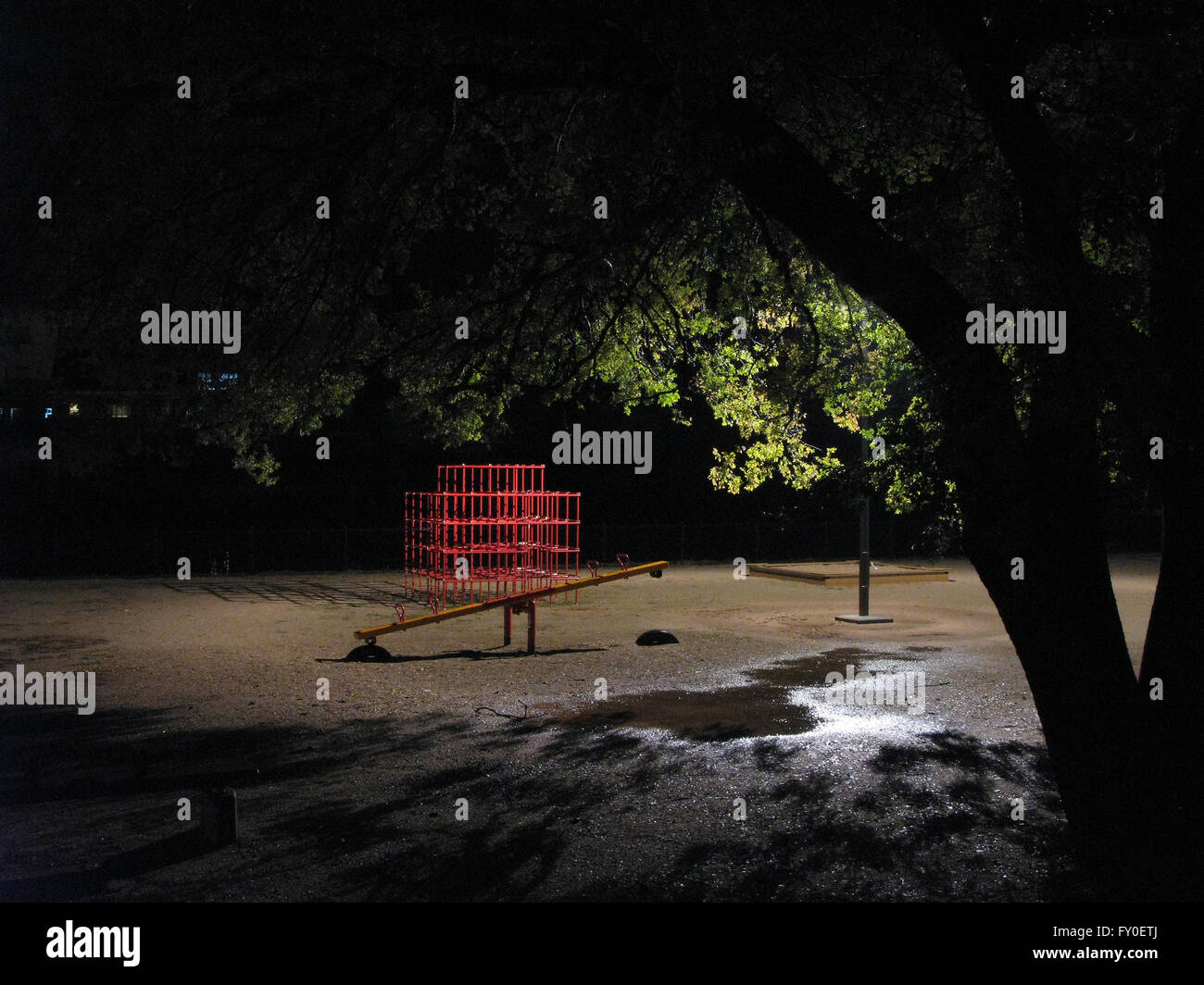 Empty playground scary hi-res stock photography and images - Alamy