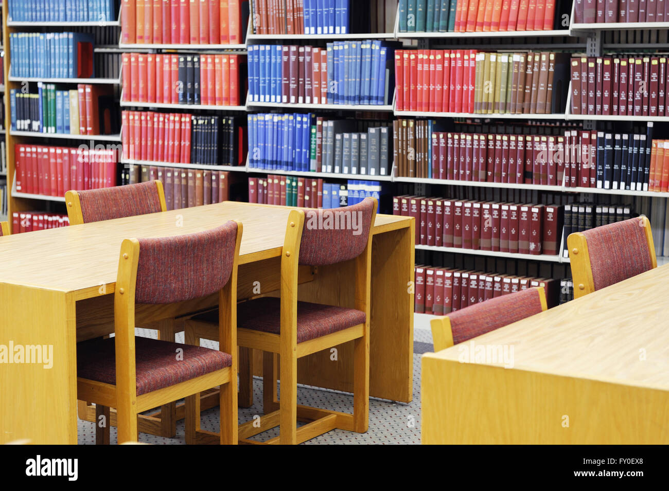 interior view of library Stock Photo - Alamy