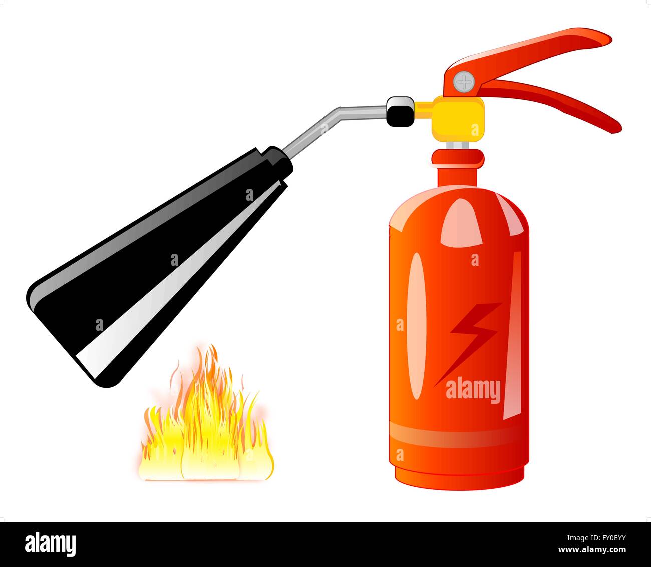 Firefighter equipment tools fire Stock Vector Images - Alamy