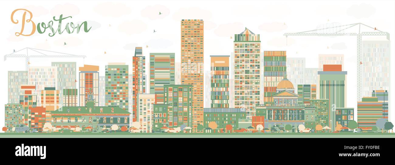 Boston Stock Vector Images - Alamy