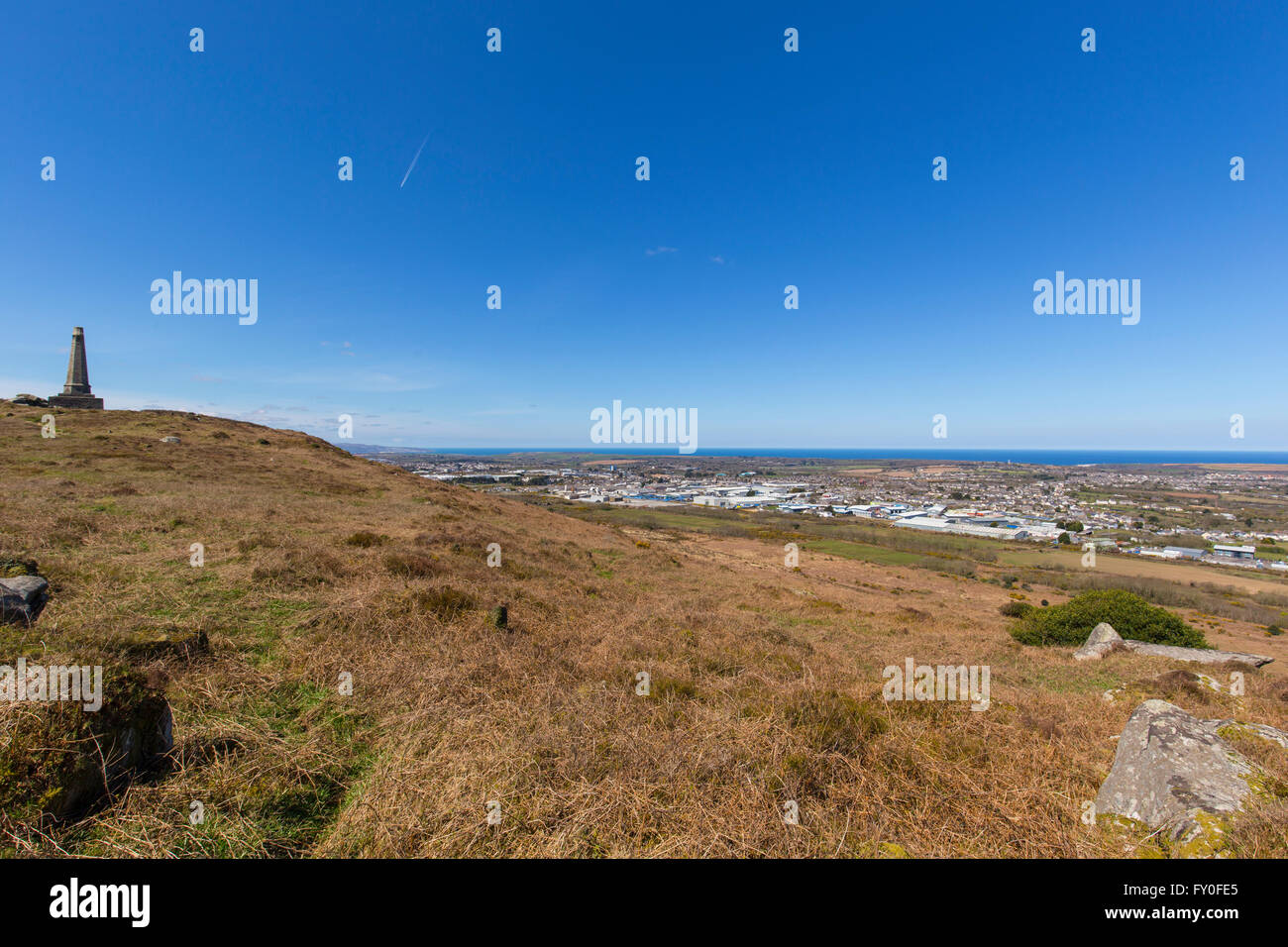 Carn Brea, Redruth, Cornwall, England Stock Photo - Alamy