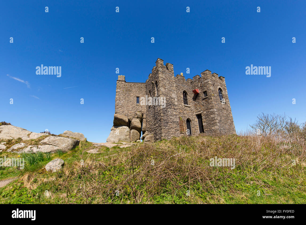 Carn Brea, Redruth, Cornwall, England Stock Photo - Alamy