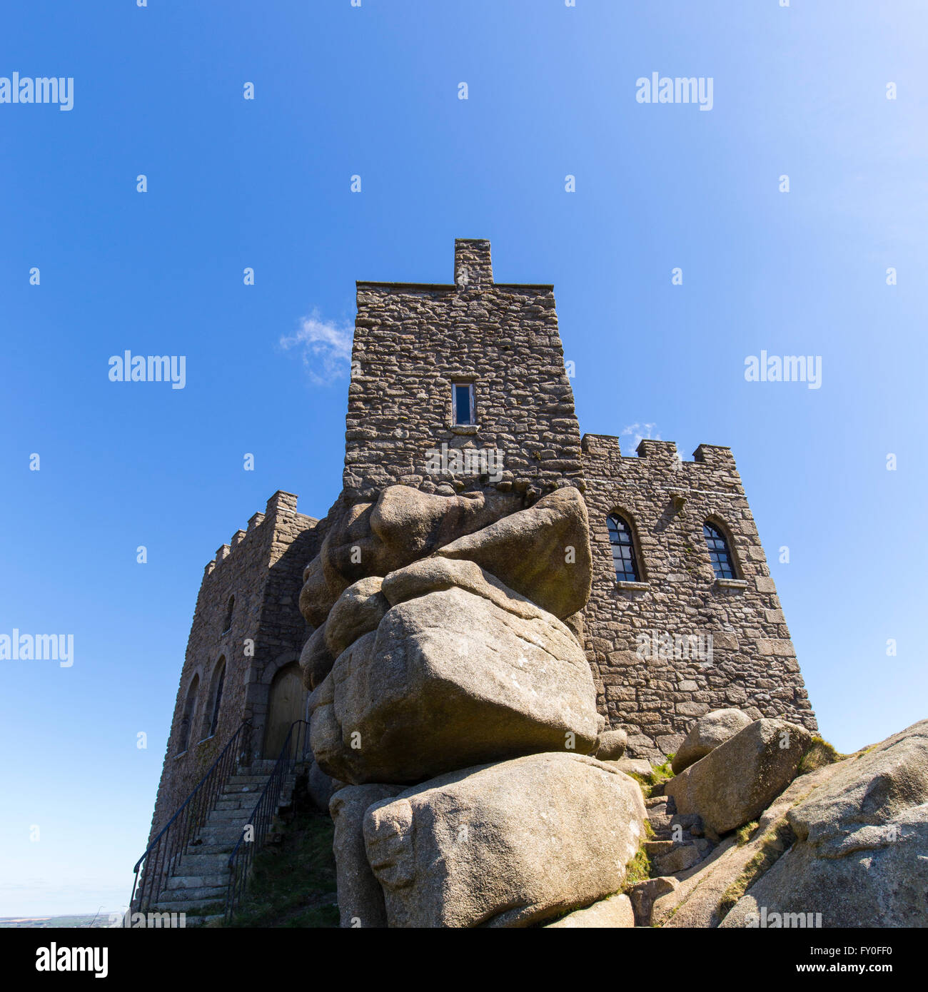 Carn brea monument and castle hi-res stock photography and images - Alamy