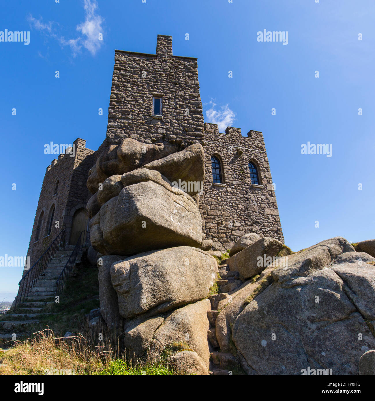Carn brea castle hi-res stock photography and images - Alamy