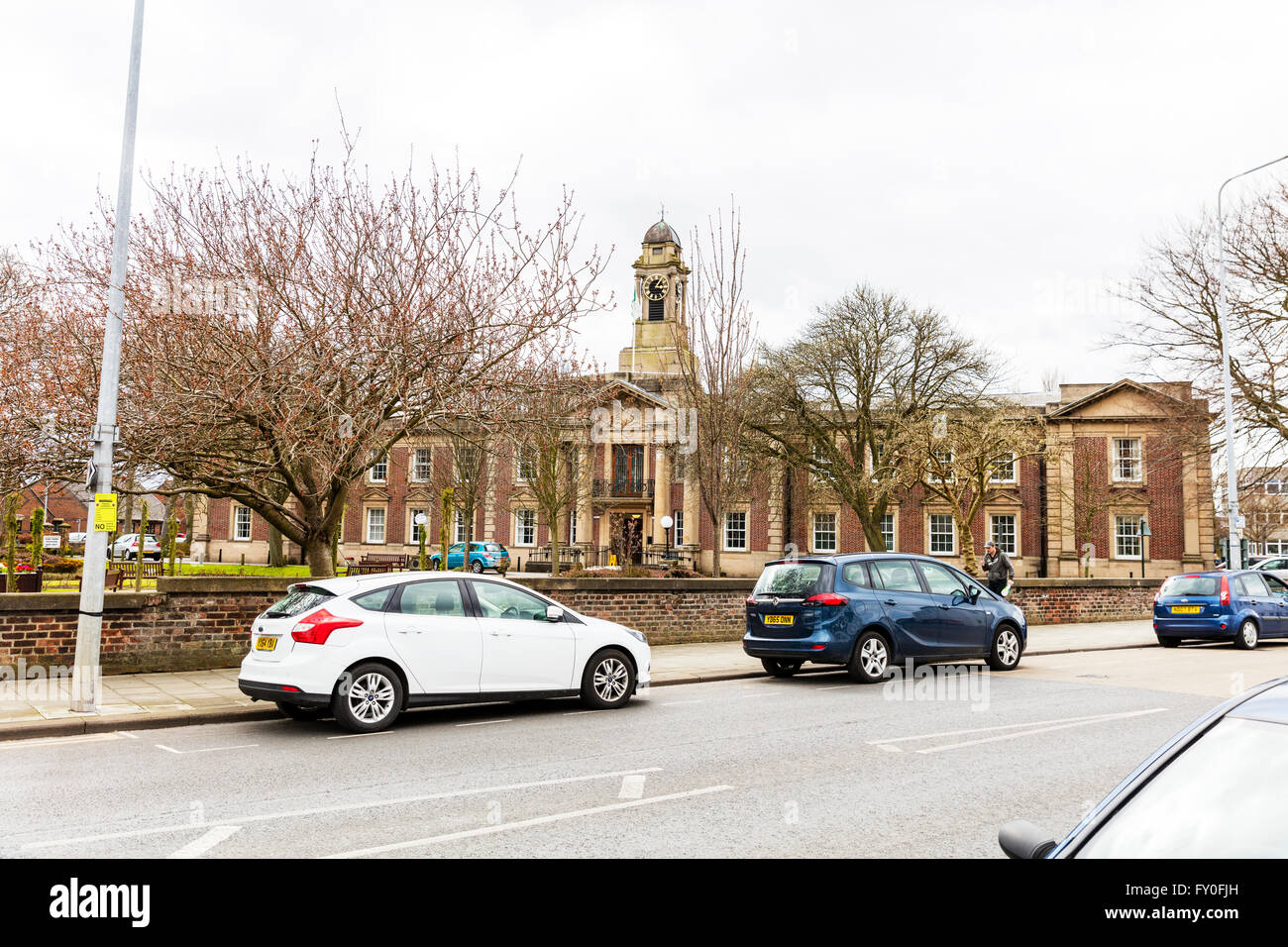 Bridlington town hall council offices office building exterior facade ...