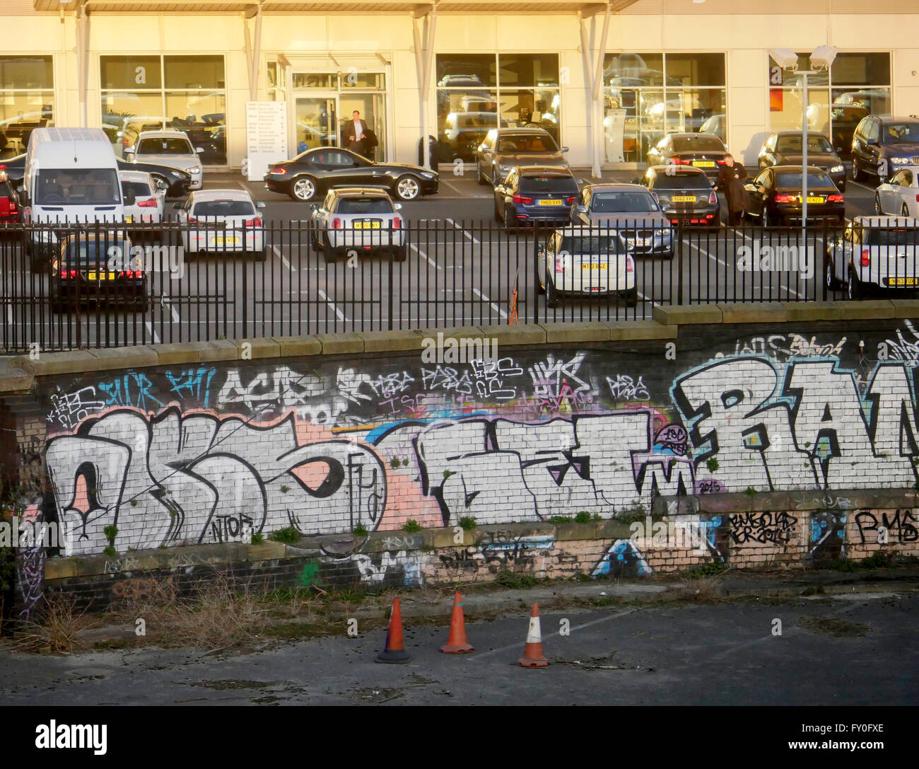 Graffiti wall in Liverpool Stock Photo - Alamy