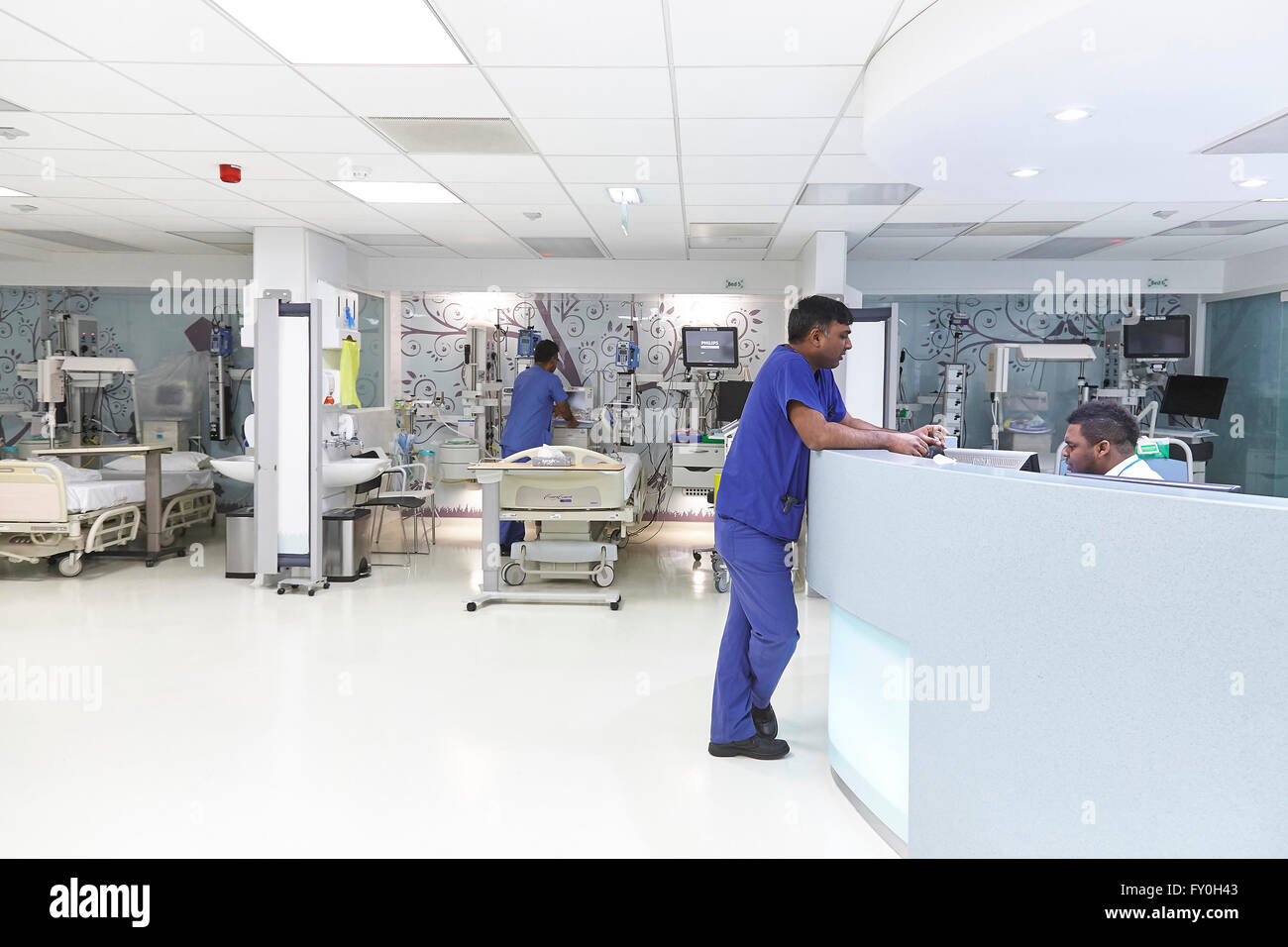 A ward at a private hospital in London UK Stock Photo - Alamy