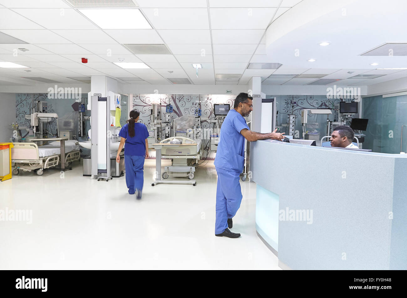 A ward at a private hospital in London UK Stock Photo - Alamy