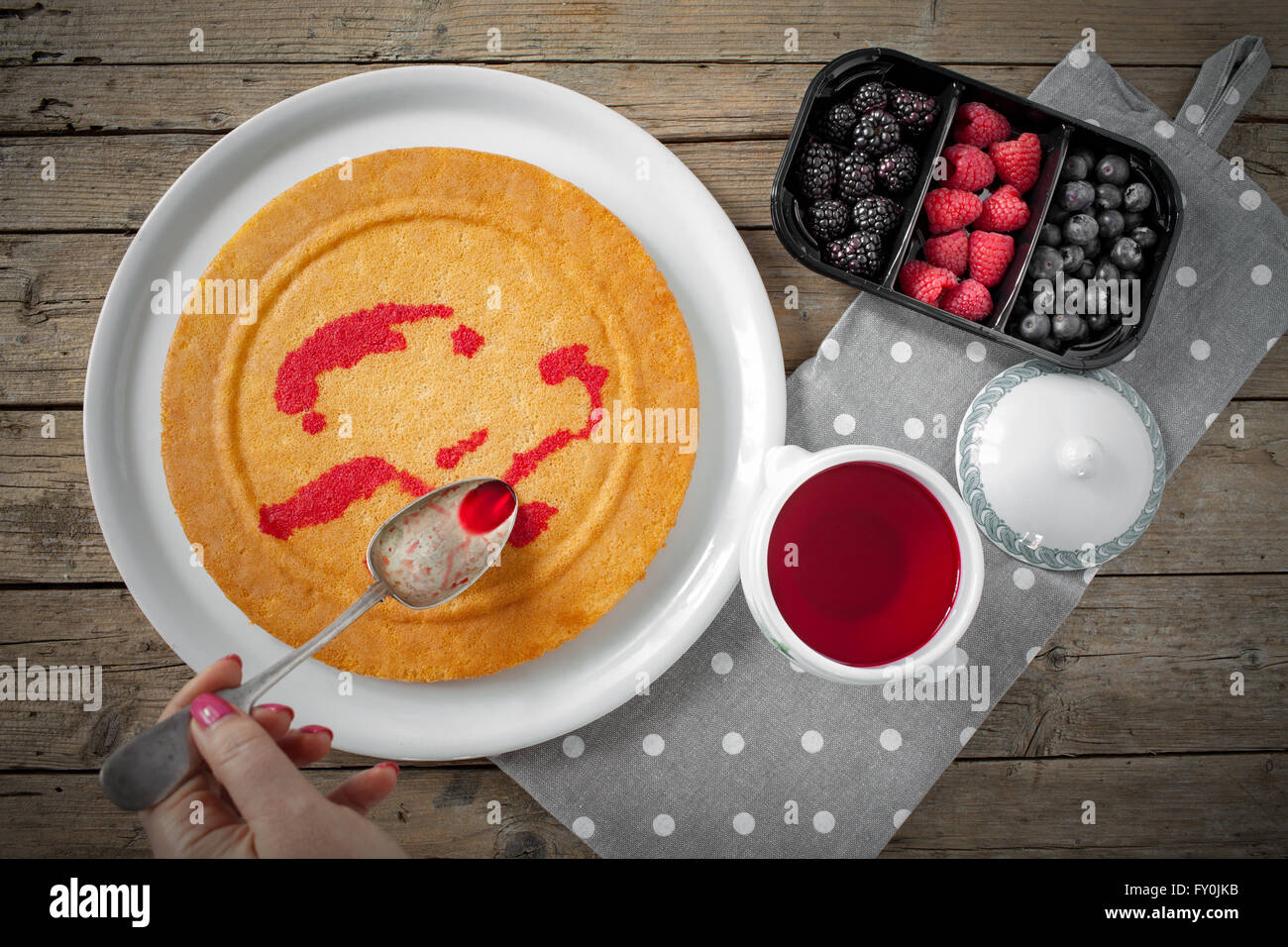 Moisten cake hi-res stock photography and images - Alamy