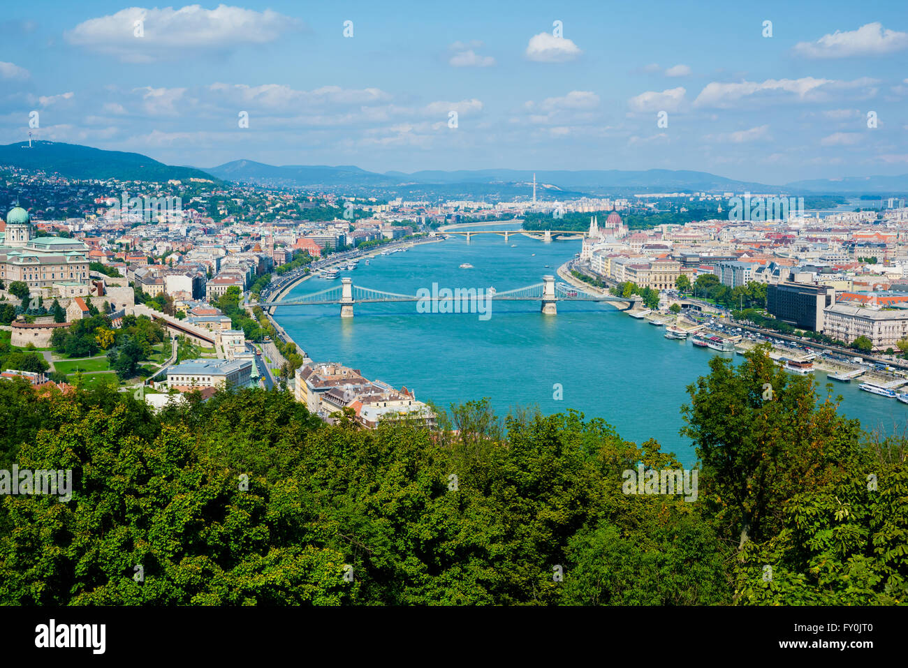 Stunning view of Budapest, the capital of Hungary Stock Photo - Alamy