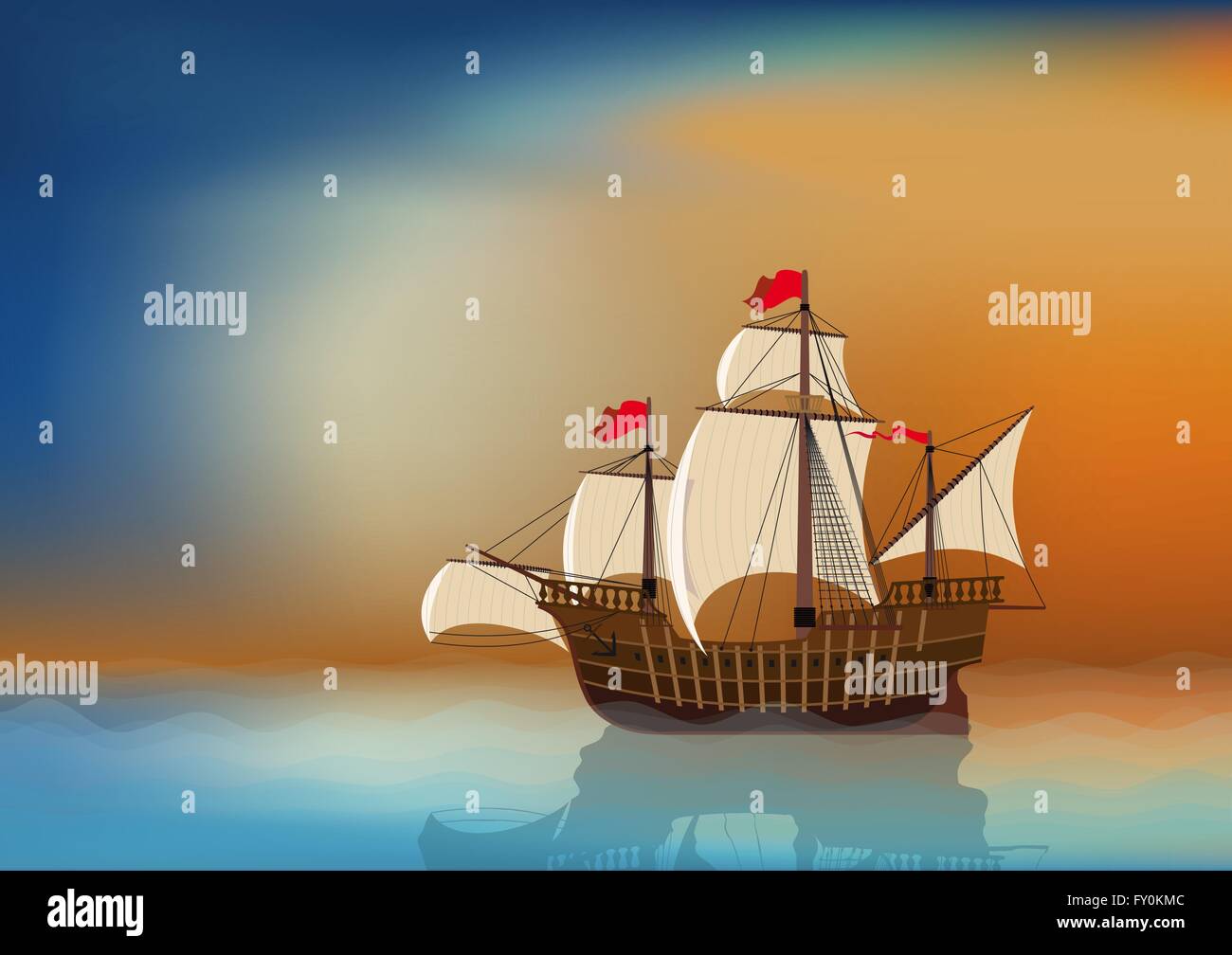 On board cruise ship sea Stock Vector Images - Alamy