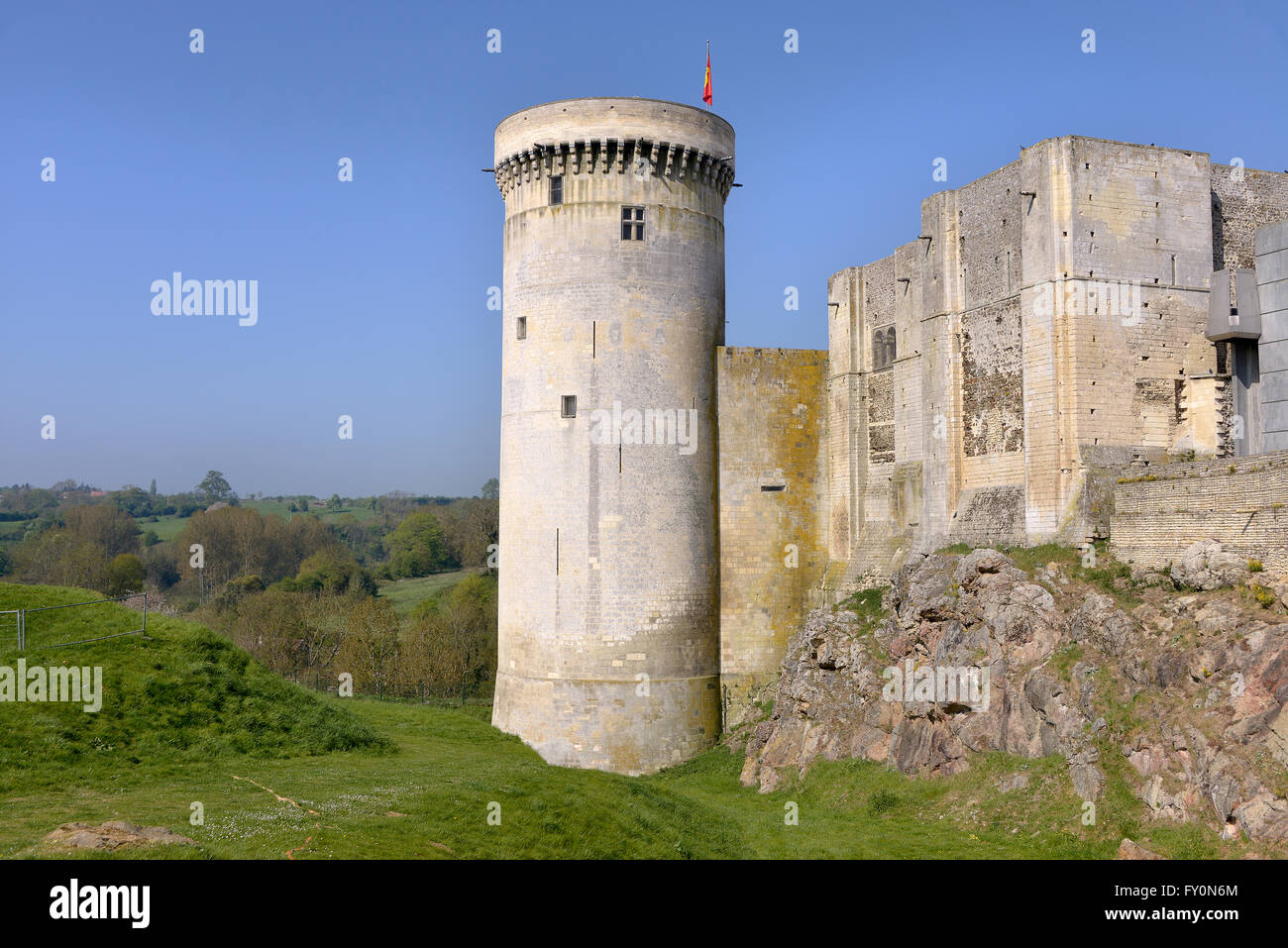 Falaise castle normandy hi-res stock photography and images - Alamy