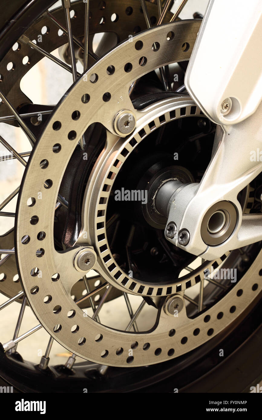 Brakes disc motorbike Stock Photo - Alamy