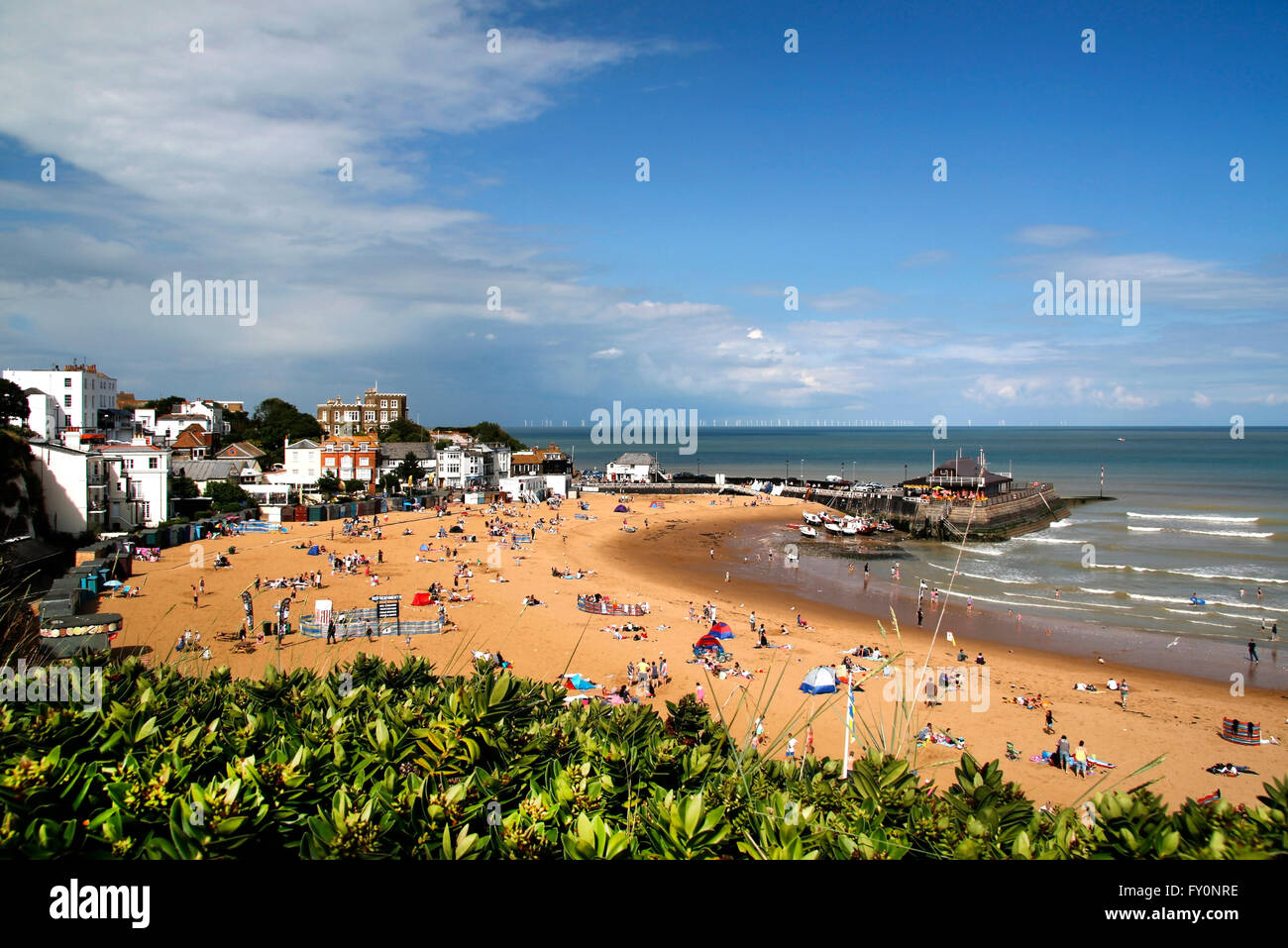 Viking bay beach Stock Photo - Alamy