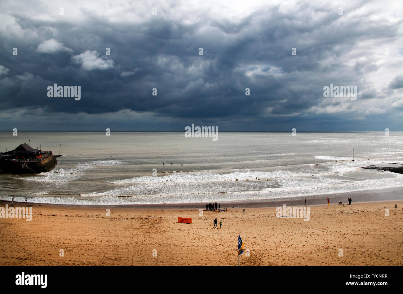 Viking bay beach Stock Photo - Alamy