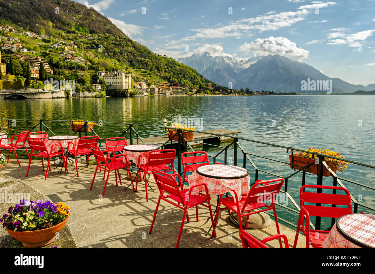 Lago di Como (northern Italy) scenic view Stock Photo - Alamy