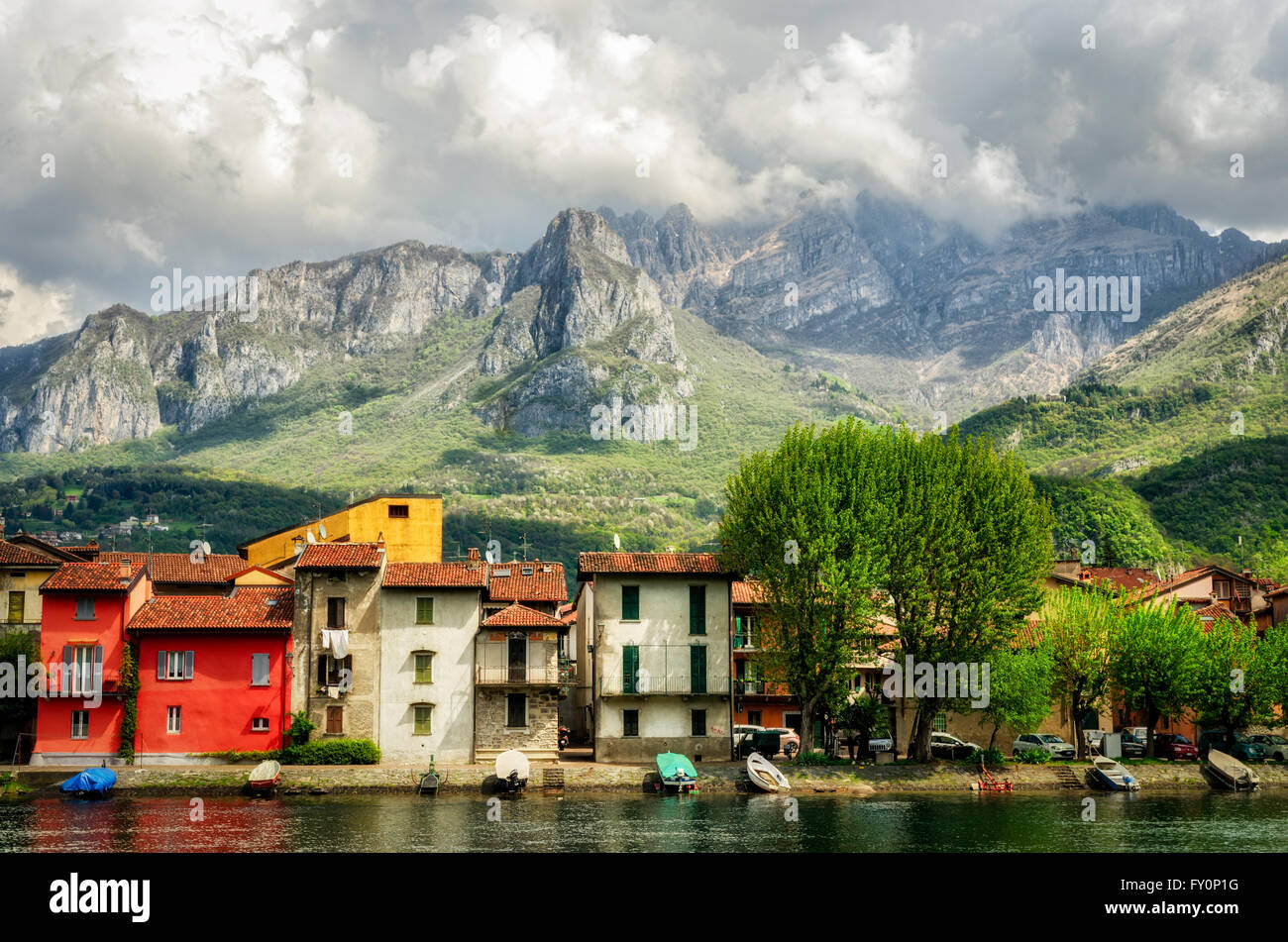 Pescarenico (Lecco Italy Stock Photo - Alamy