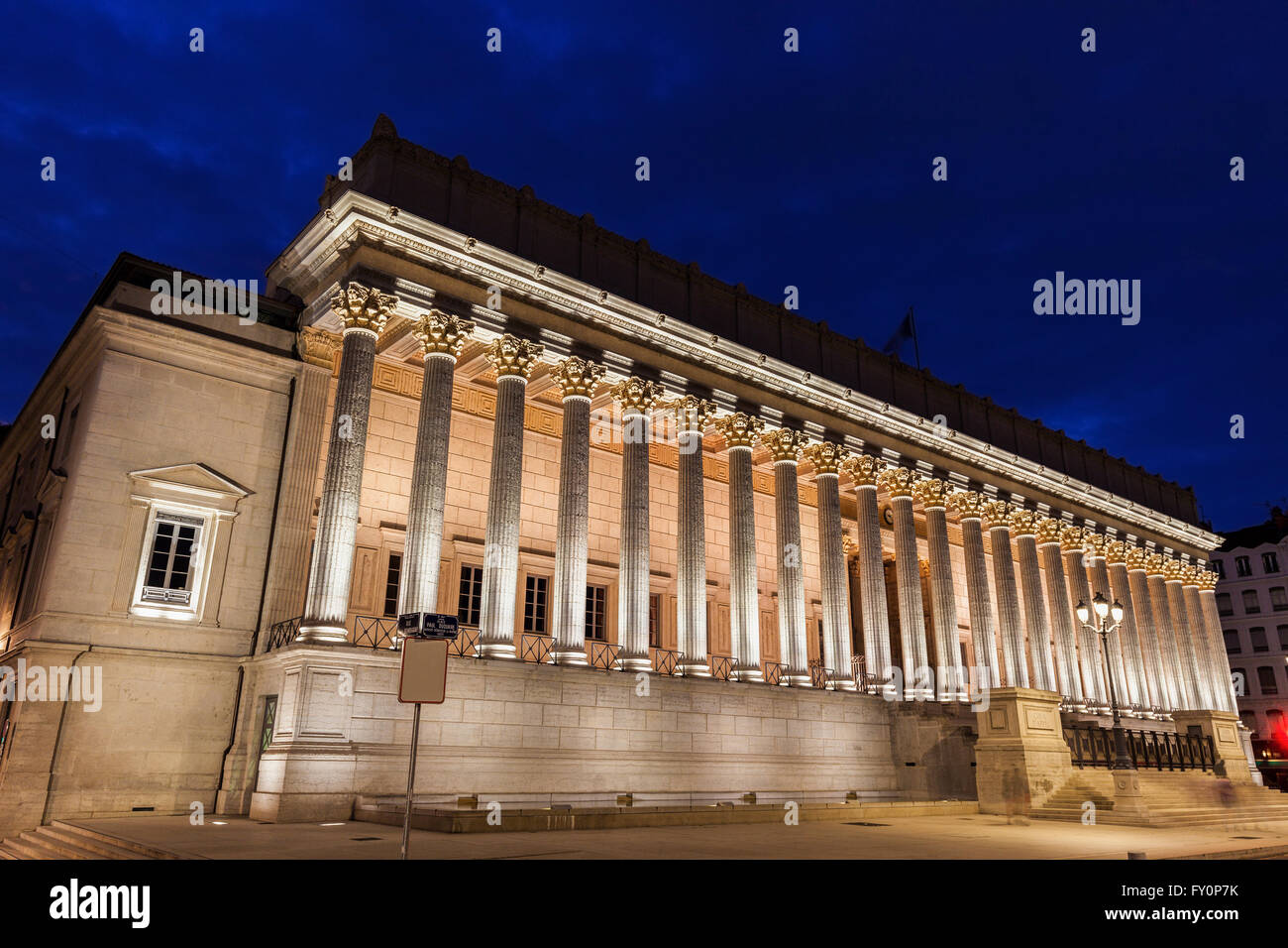 Courthouse in Lyon Stock Photo - Alamy