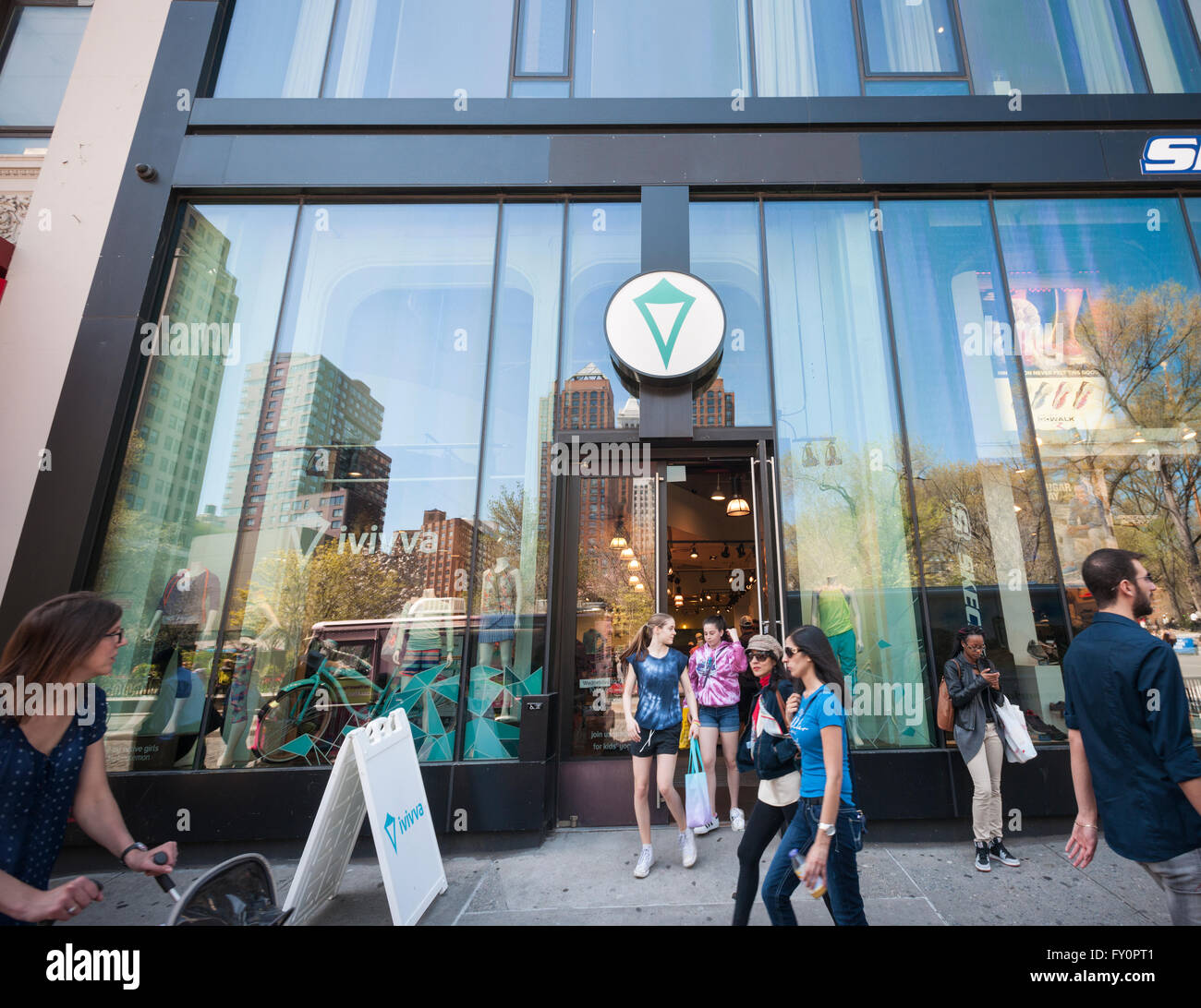 An Ivivva store, a brand of Lululemon Athletica geared toward young ...