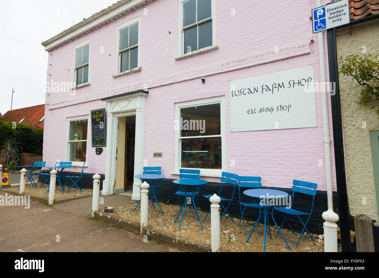 Tuscan Farm Shop, Burnham Market, North Norfolk, UK Stock Photo - Alamy