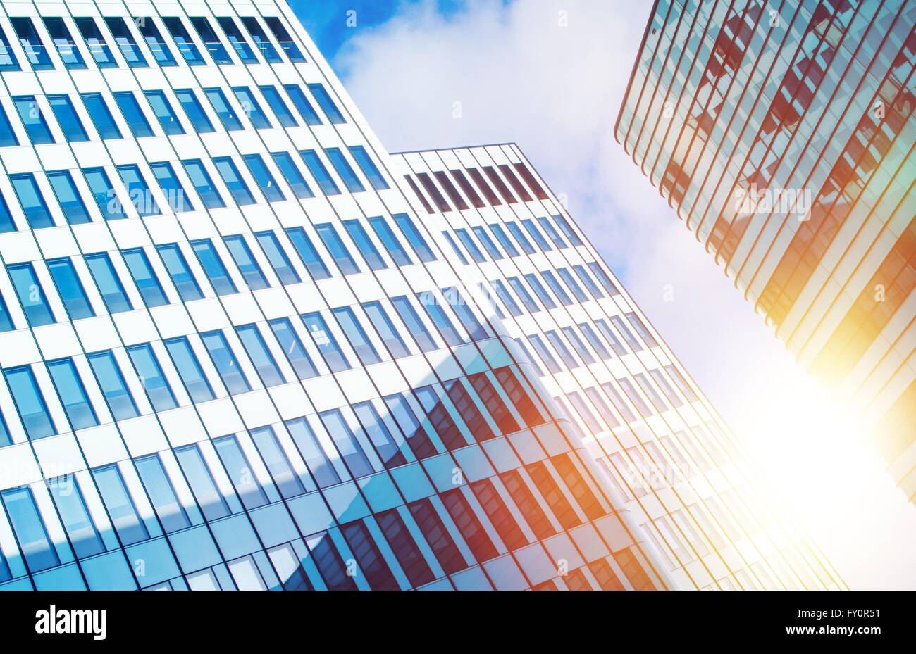 Commercial Buildings Office Work Concept Photo. Modern Architecture ...