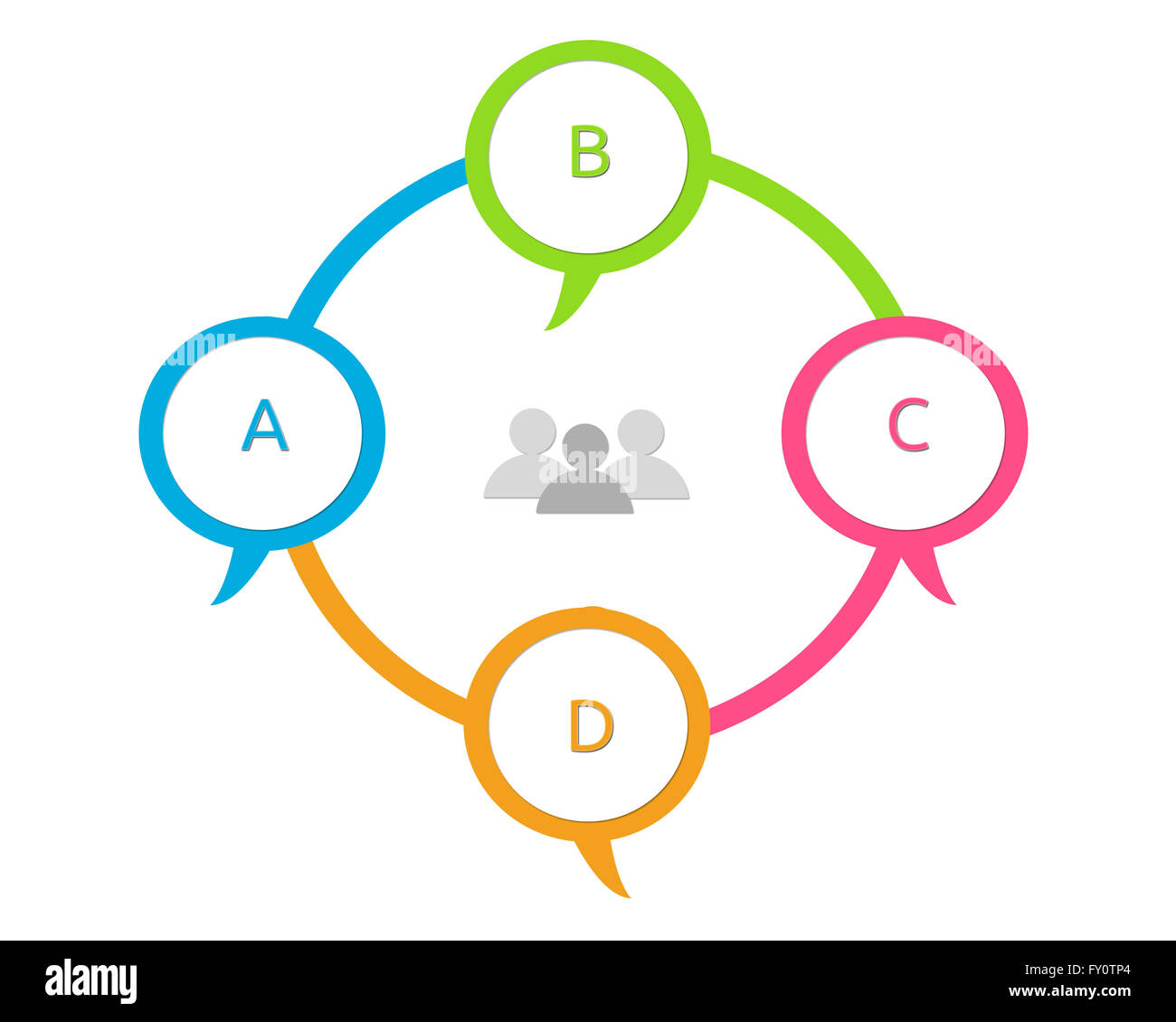 Infographic diagram circles hi-res stock photography and images - Alamy