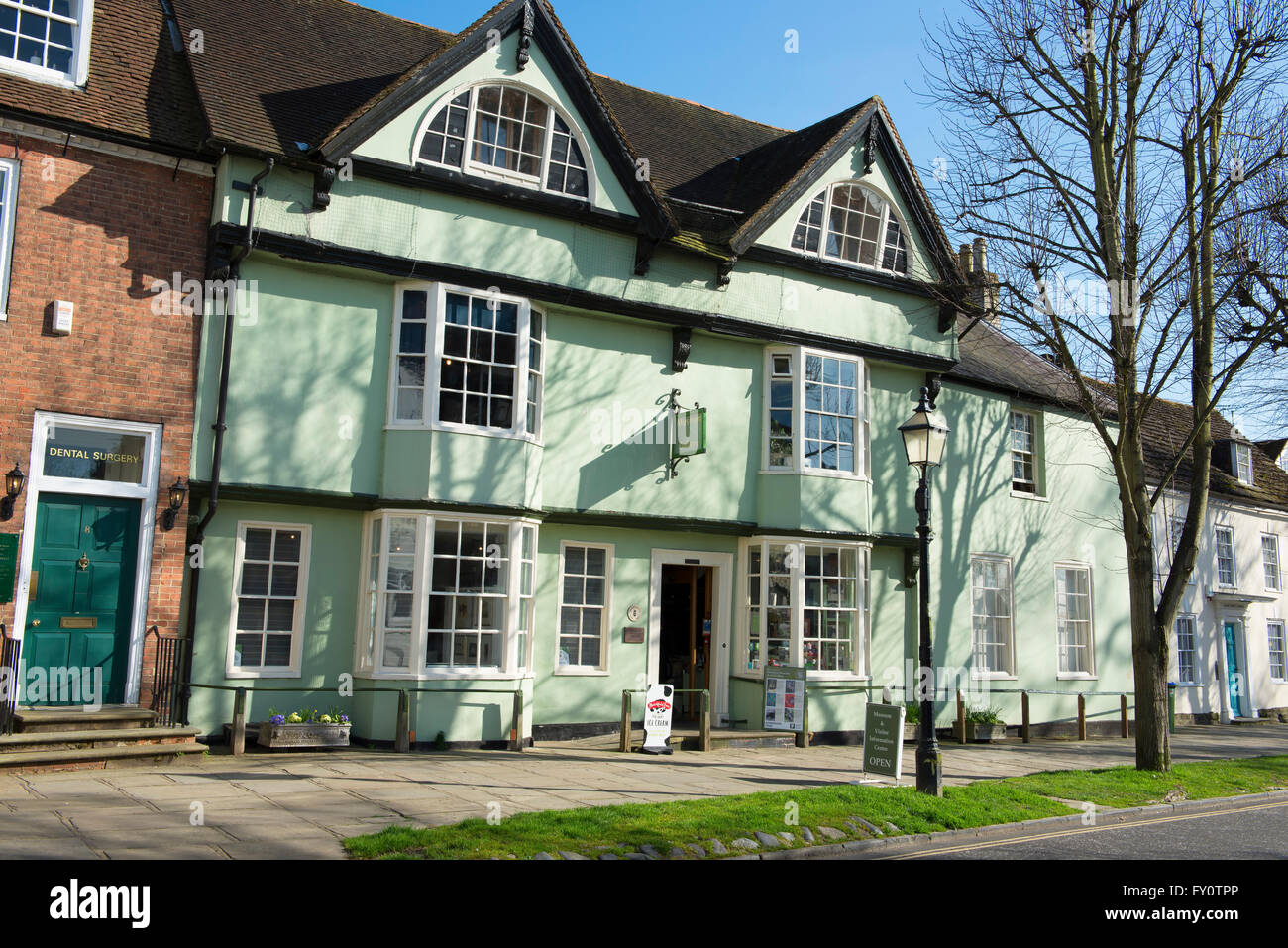 Horsham Museum on the Causeway, Horsham, West Sussex, UK Stock Photo ...