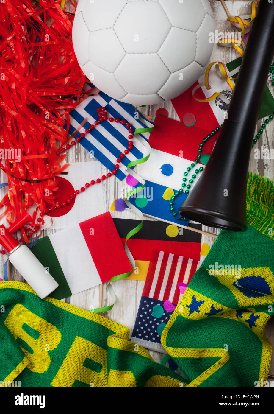 Series of background useful for an international soccer competition ...