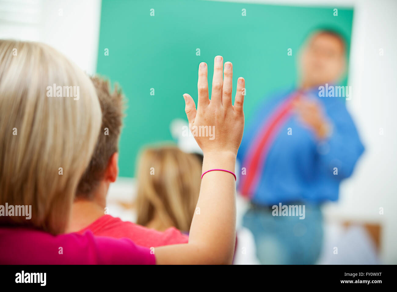 Teacher in high school setting hi-res stock photography and images - Alamy
