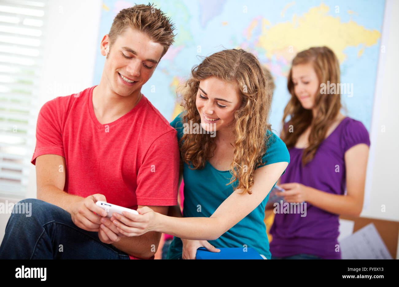 Teacher in high school setting hi-res stock photography and images - Alamy