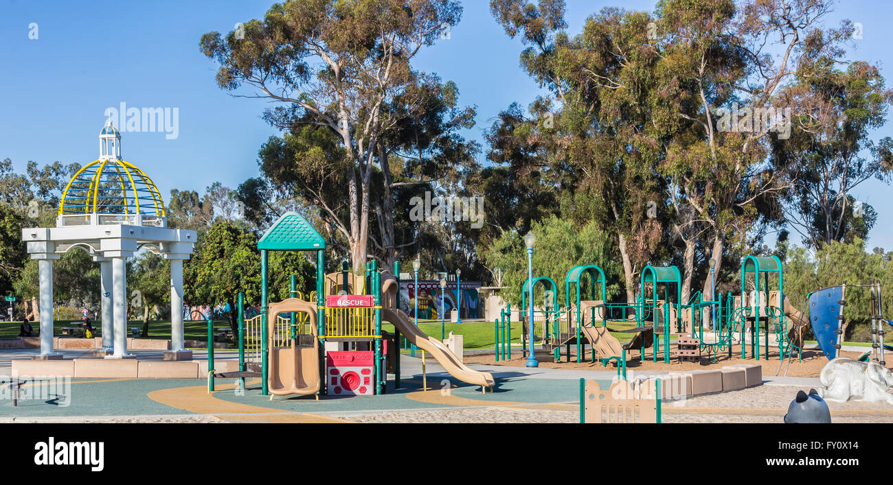balboa park childrens playground at the pepper tree grove Stock Photo ...