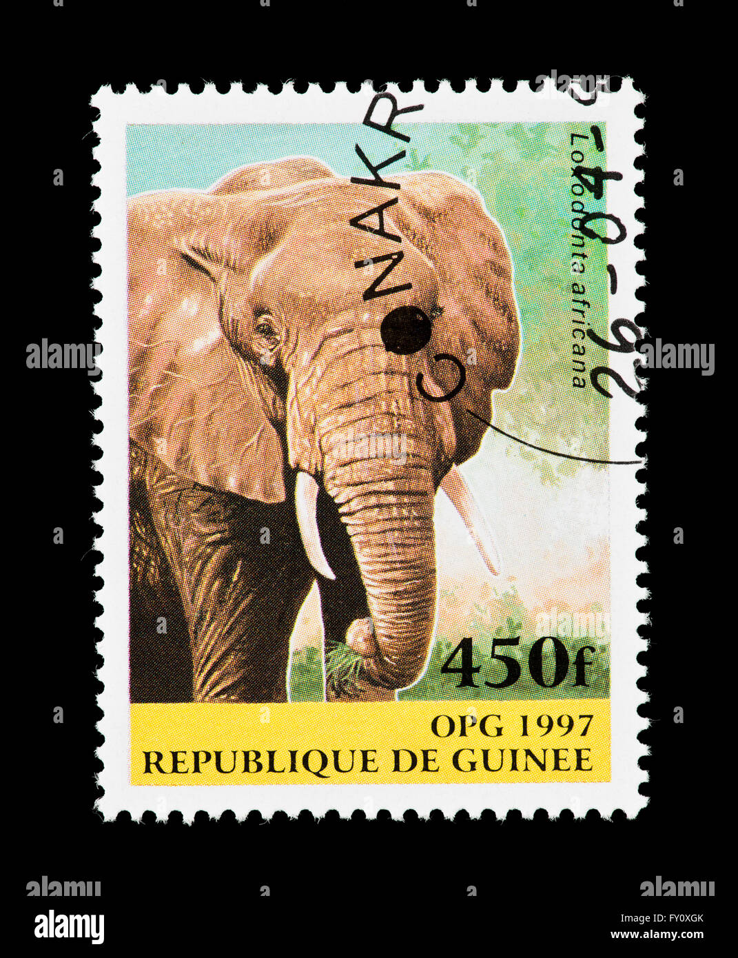 Postage stamp from guinea depicting hi-res stock photography and images ...