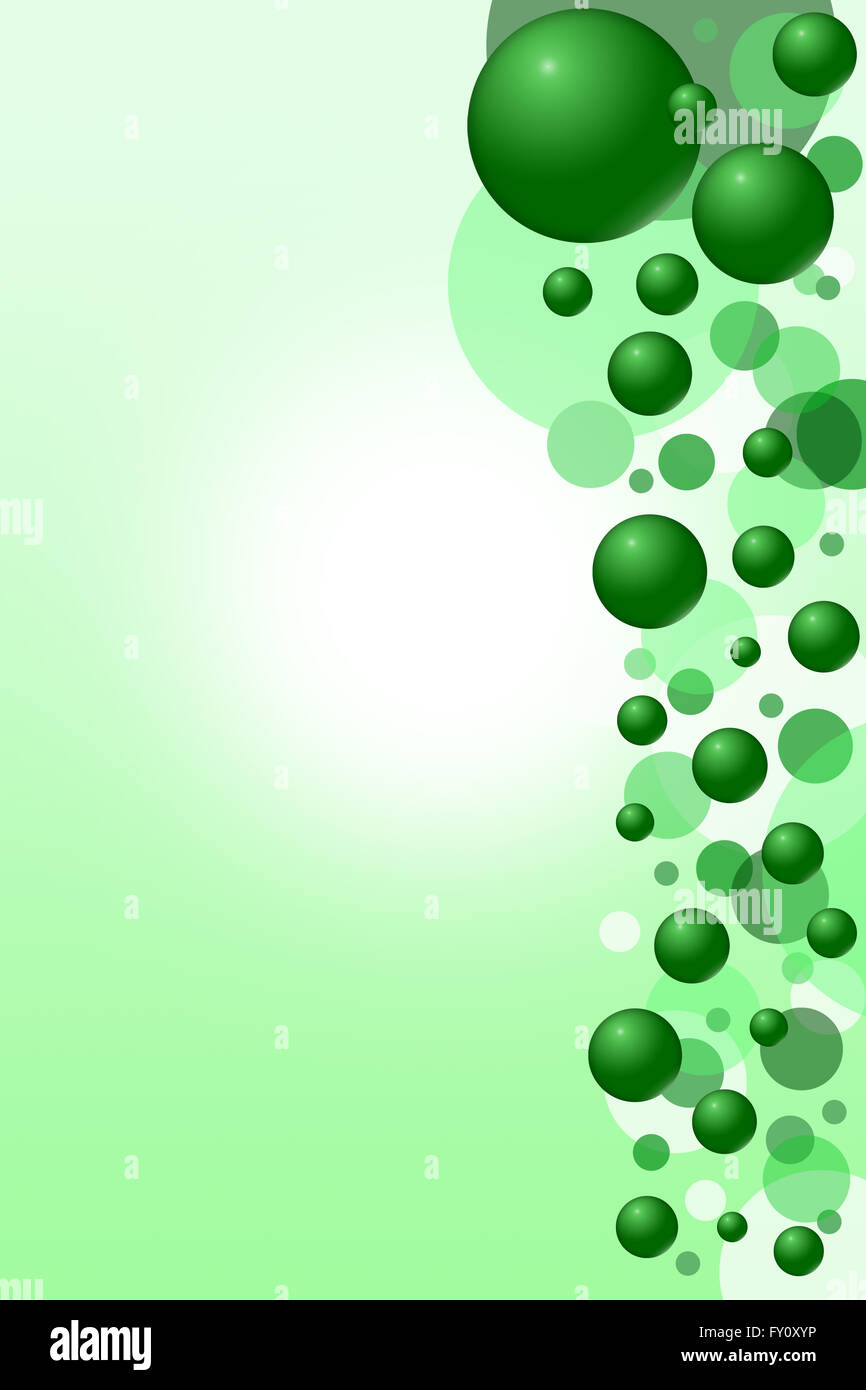 Green ball abstract background. Vertically Stock Photo - Alamy