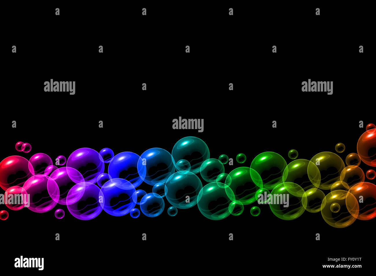 Rainbow Bubble Backgrounds