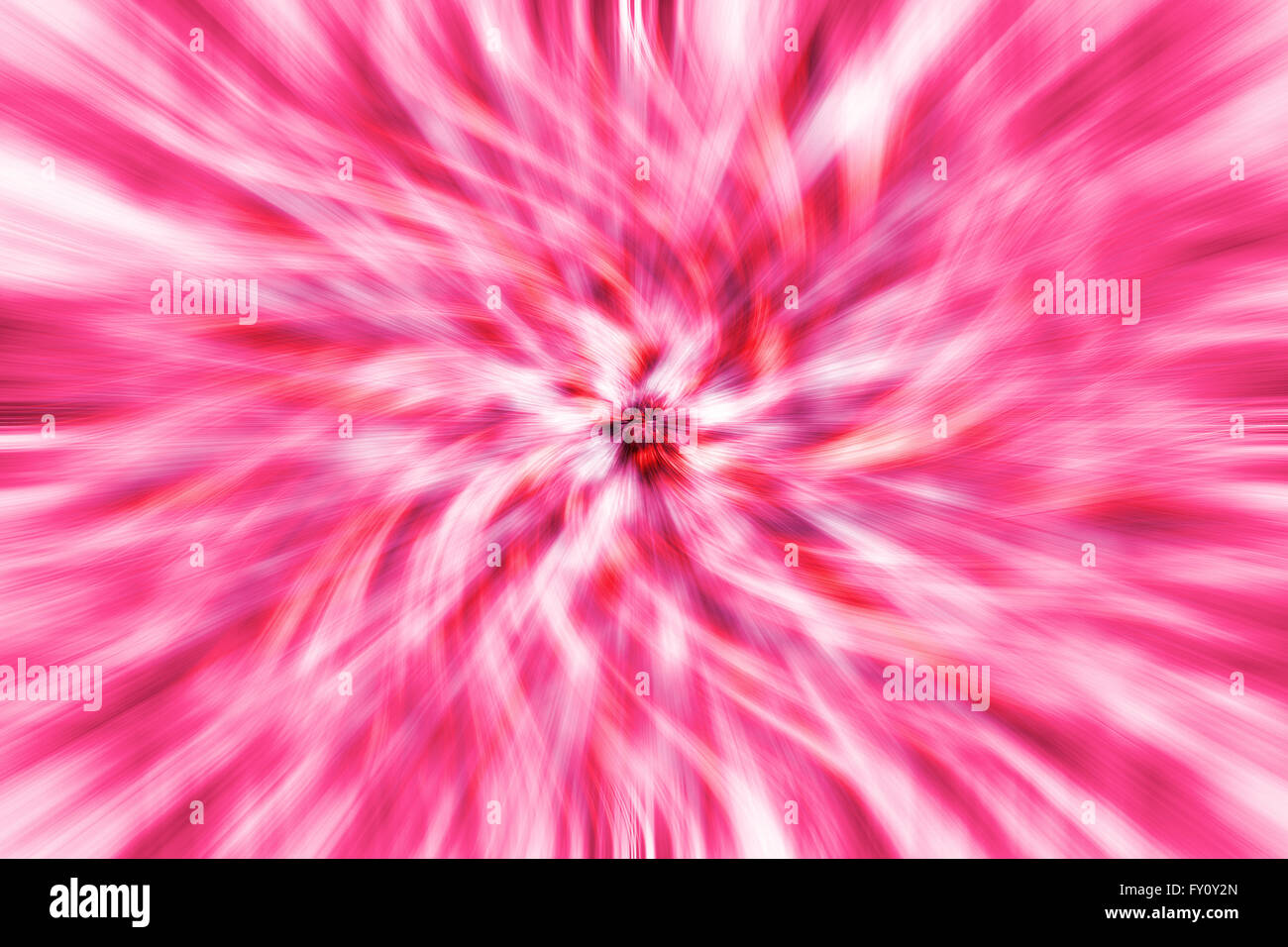 Pink and white vortex blurred background. The vortex is directed to the ...