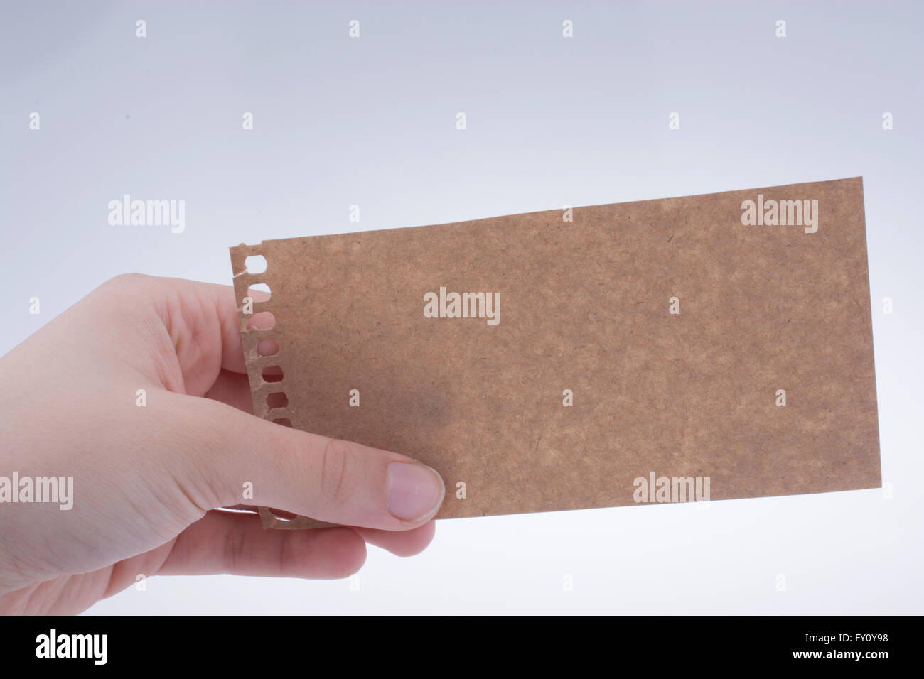 Torn paper from spiral notebook hi-res stock photography and images - Alamy