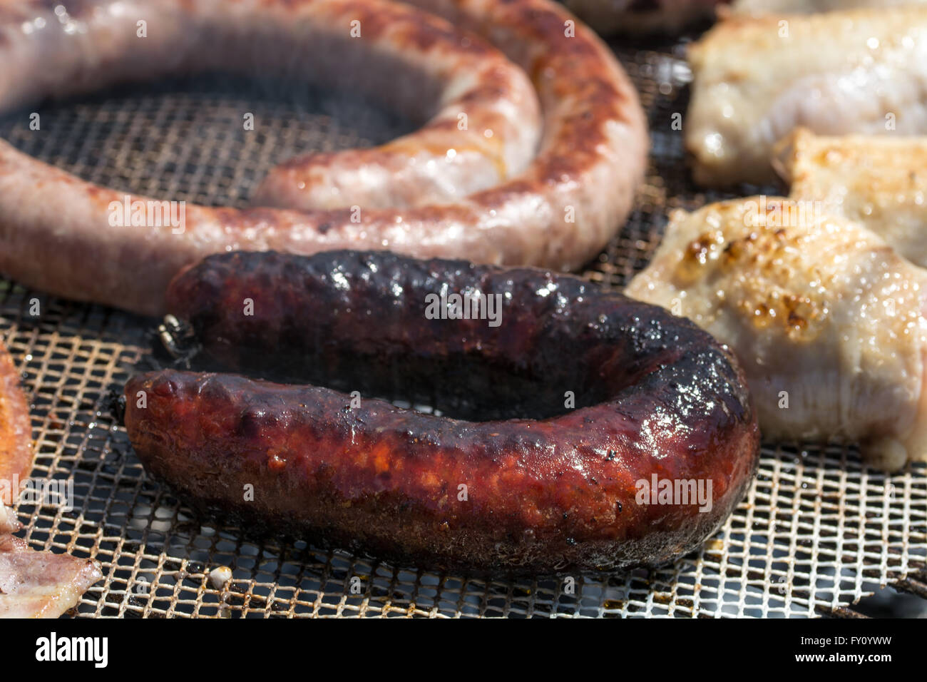 Barbecue Party in spring Stock Photo - Alamy