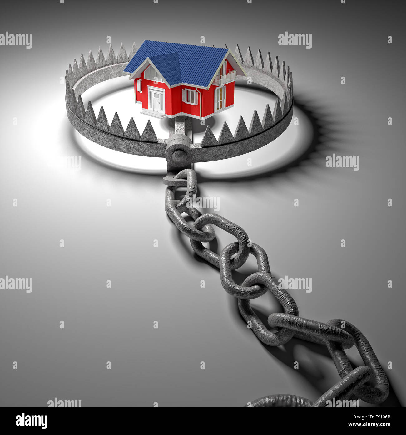 3d model of house hi-res stock photography and images - Alamy