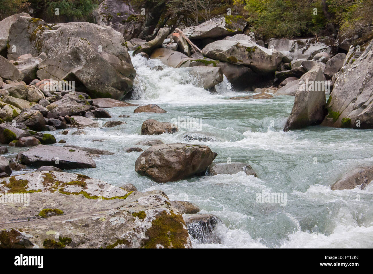 Sarca river Val di Genova Italy Stock Photo - Alamy