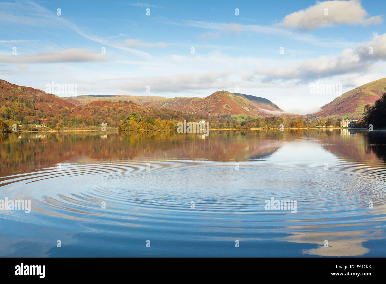 Grasmere Lake, Grasmere, Lake District, Cumbria, England UK Stock Photo ...