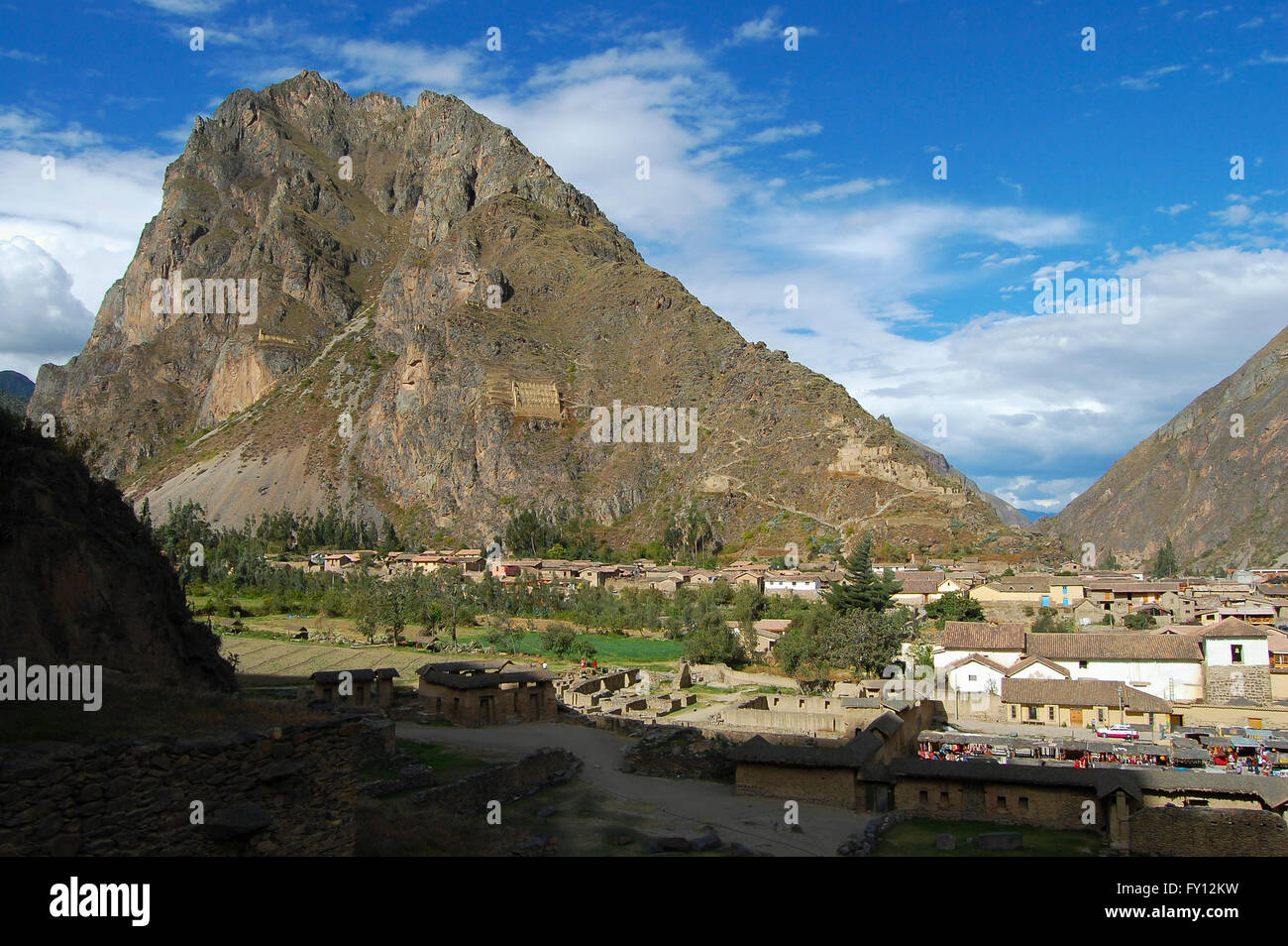 Ollantaytambo - Peru Stock Photo - Alamy