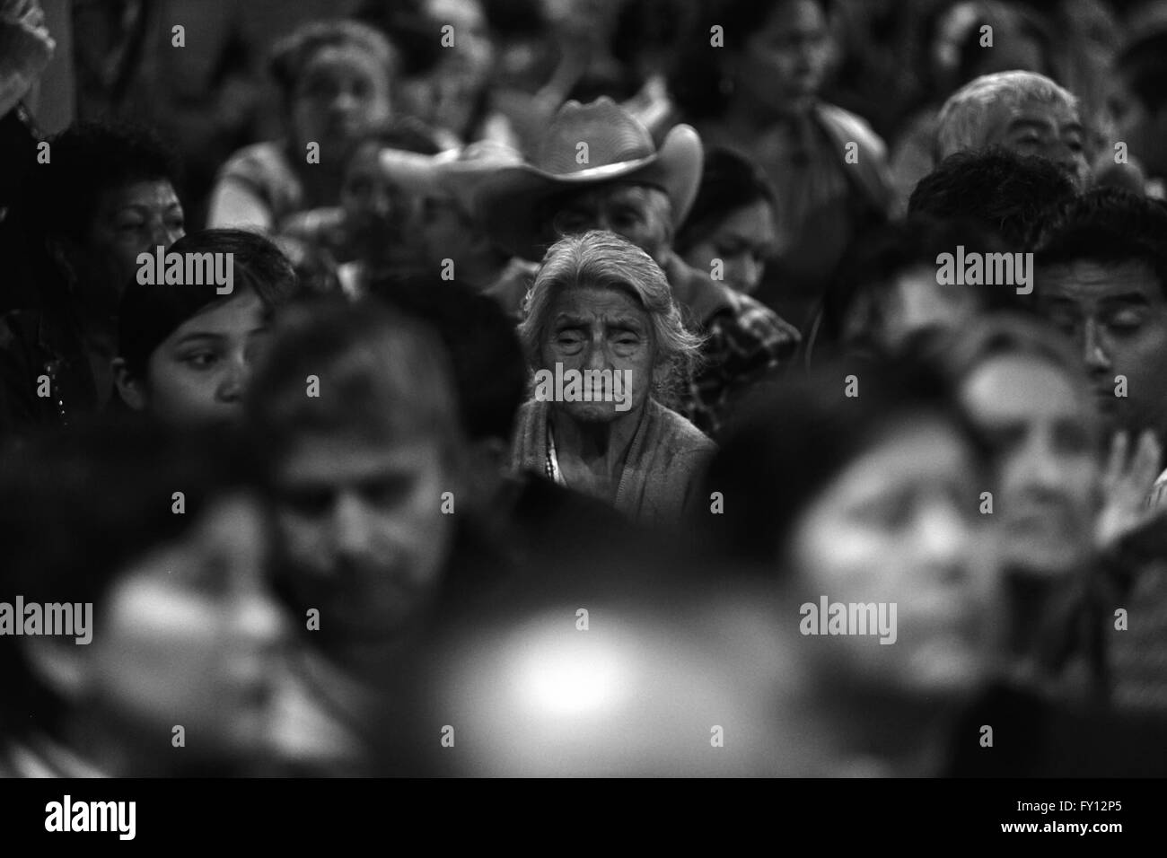Woman surrounded Black and White Stock Photos & Images - Alamy