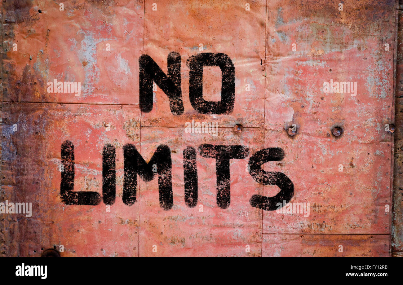 No Limits Concept Stock Photo - Alamy